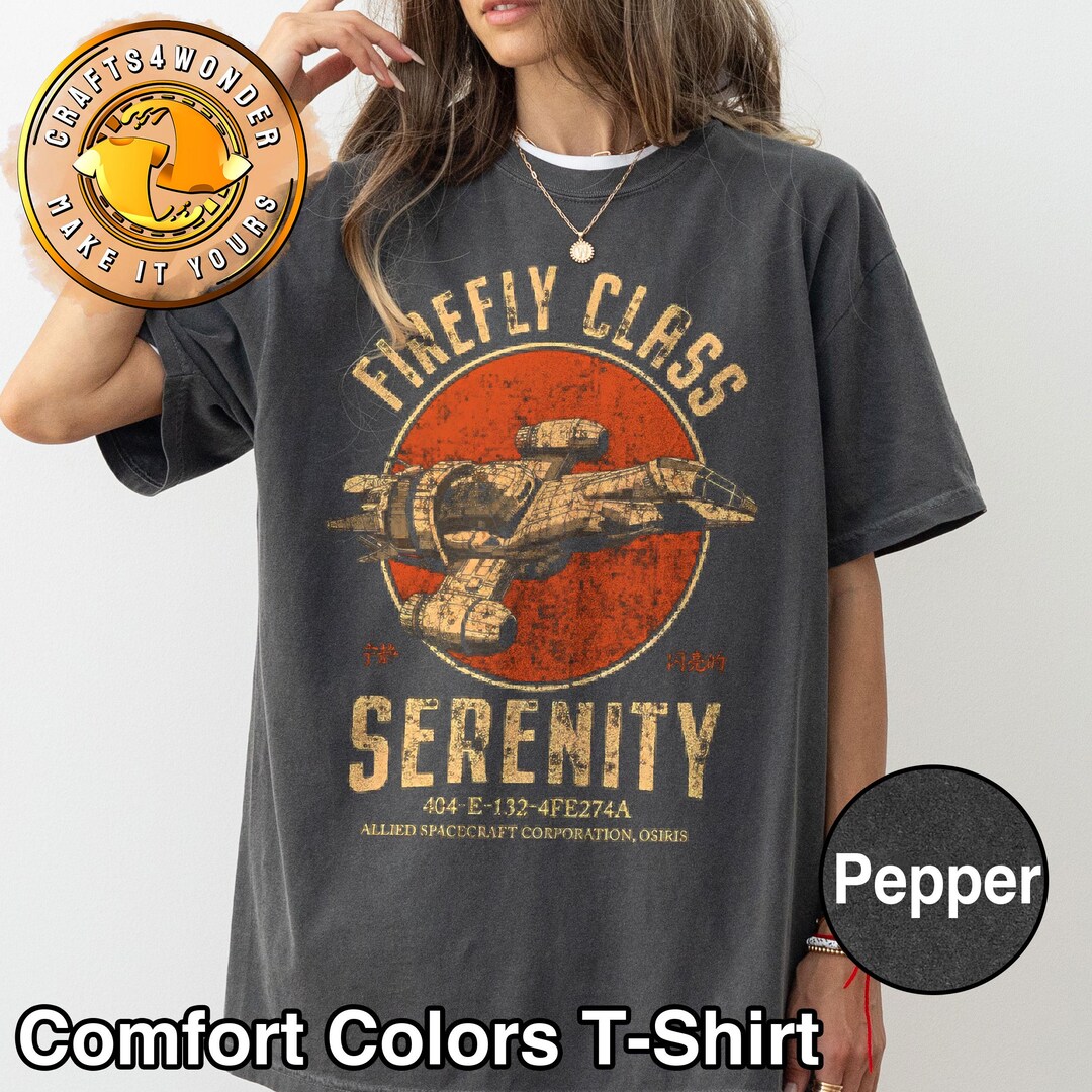 Retro Star Wars Firefly Class Serenity Shirt, Edge's Galaxy Tshirt ...