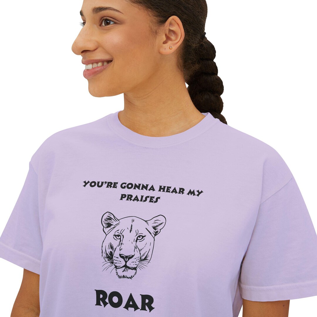 Christian Lioness Boxy Tee: Bible Verse Women's T-shirt - Etsy