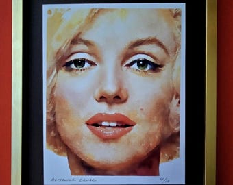ALEXANDER DULAC Marilyn Monroe Hand Signed Authentic Print Edition of ...
