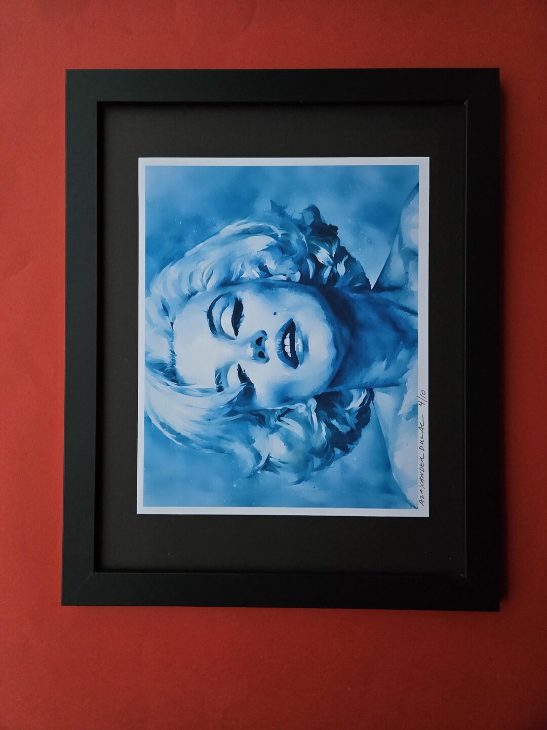 ALEXANDER DULAC Marilyn Monroe Hand Signed Authentic Print Edition of ...