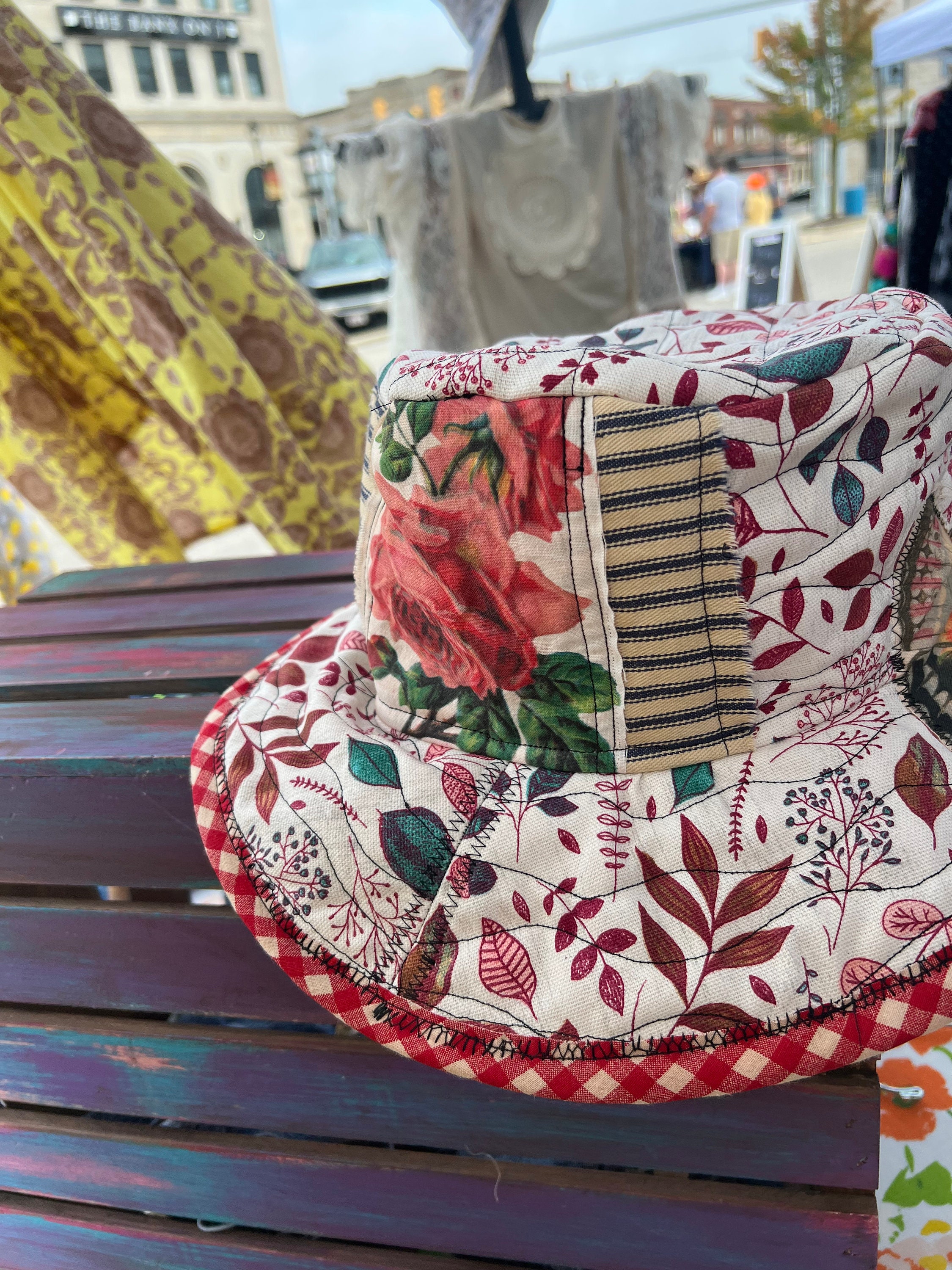 Leaf & Floral Hat - Etsy