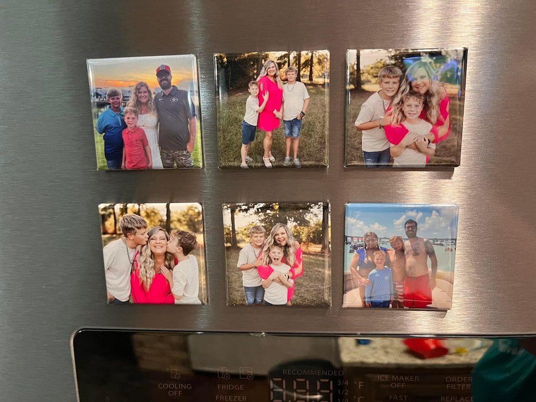 Six Custom Made Photo Magnets. Show off Your Beautiful Moments by ...