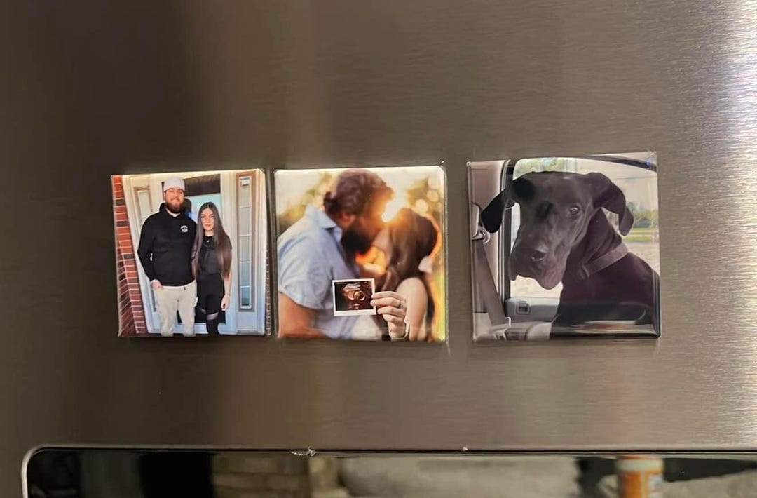Three Custom Made Photo Magnets. Show off Your Beautiful Moments by ...