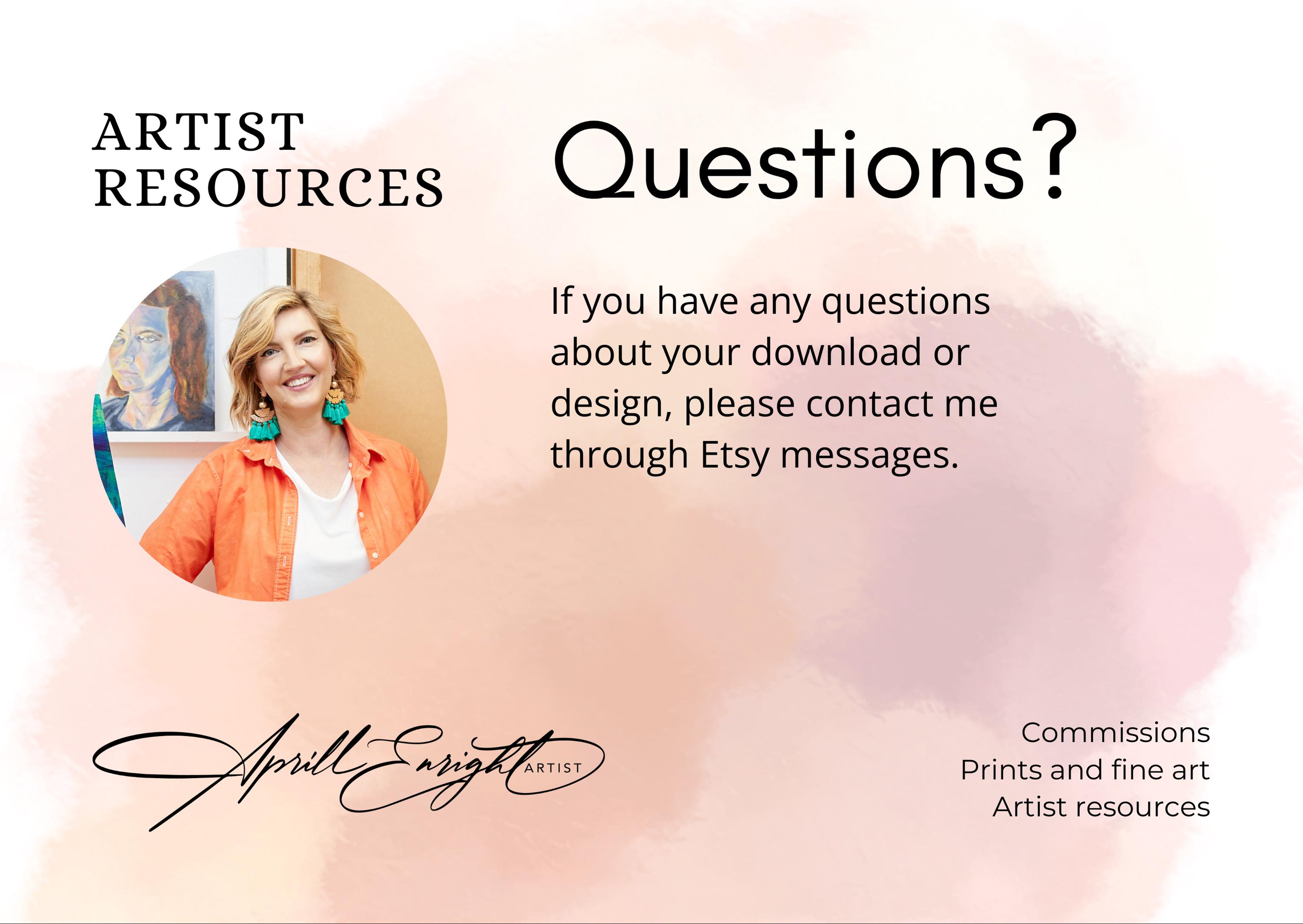 Artist Postcard Canva Template New and Emerging Artists Editable Art ...