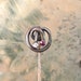 Fine Diamond Ruby Stick Pin, Victorian, Signed "585", 14k Gold ...