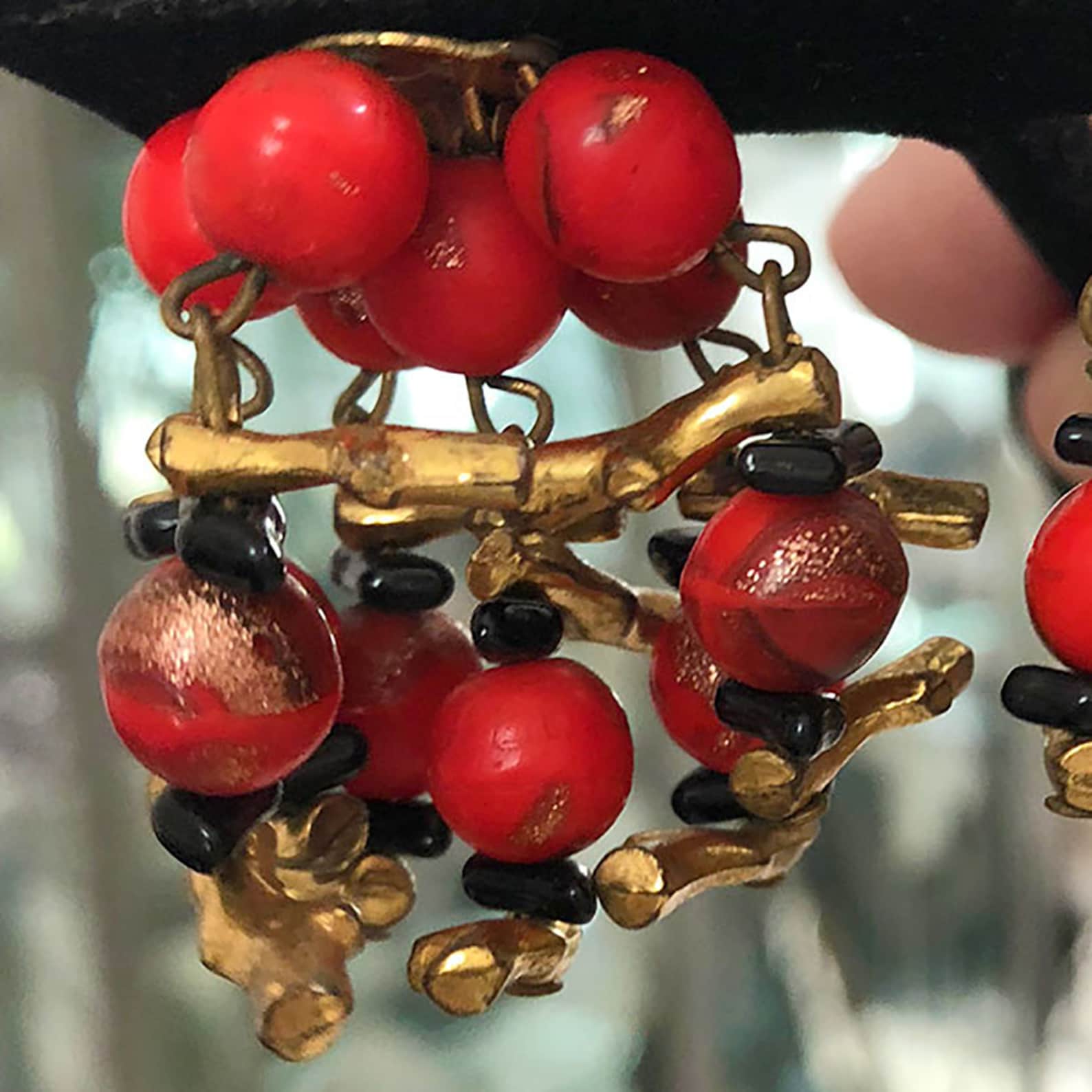 Wacky Waterfall Earrings Vintage Beach-themed Gold Metal - Etsy