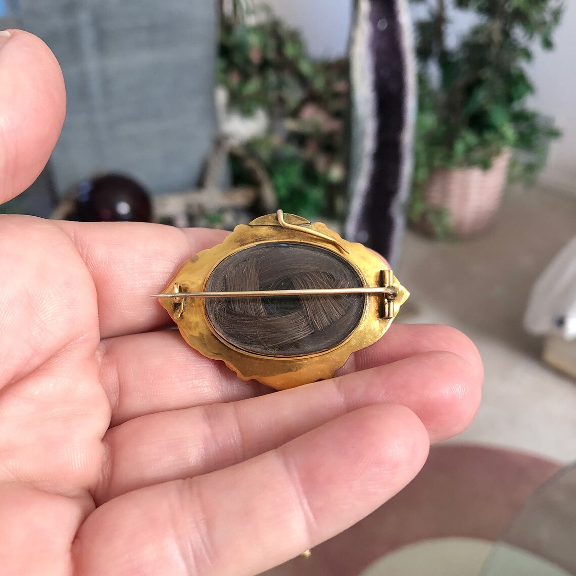 Fine Antique Victorian Mourning Brooch 14k & 18kt Gold | Etsy
