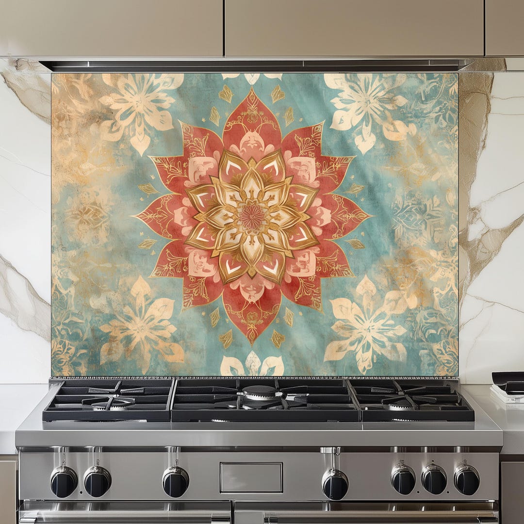 Stylish Glass Moroccan Style Kitchen Backsplash - Heat Resistant ...