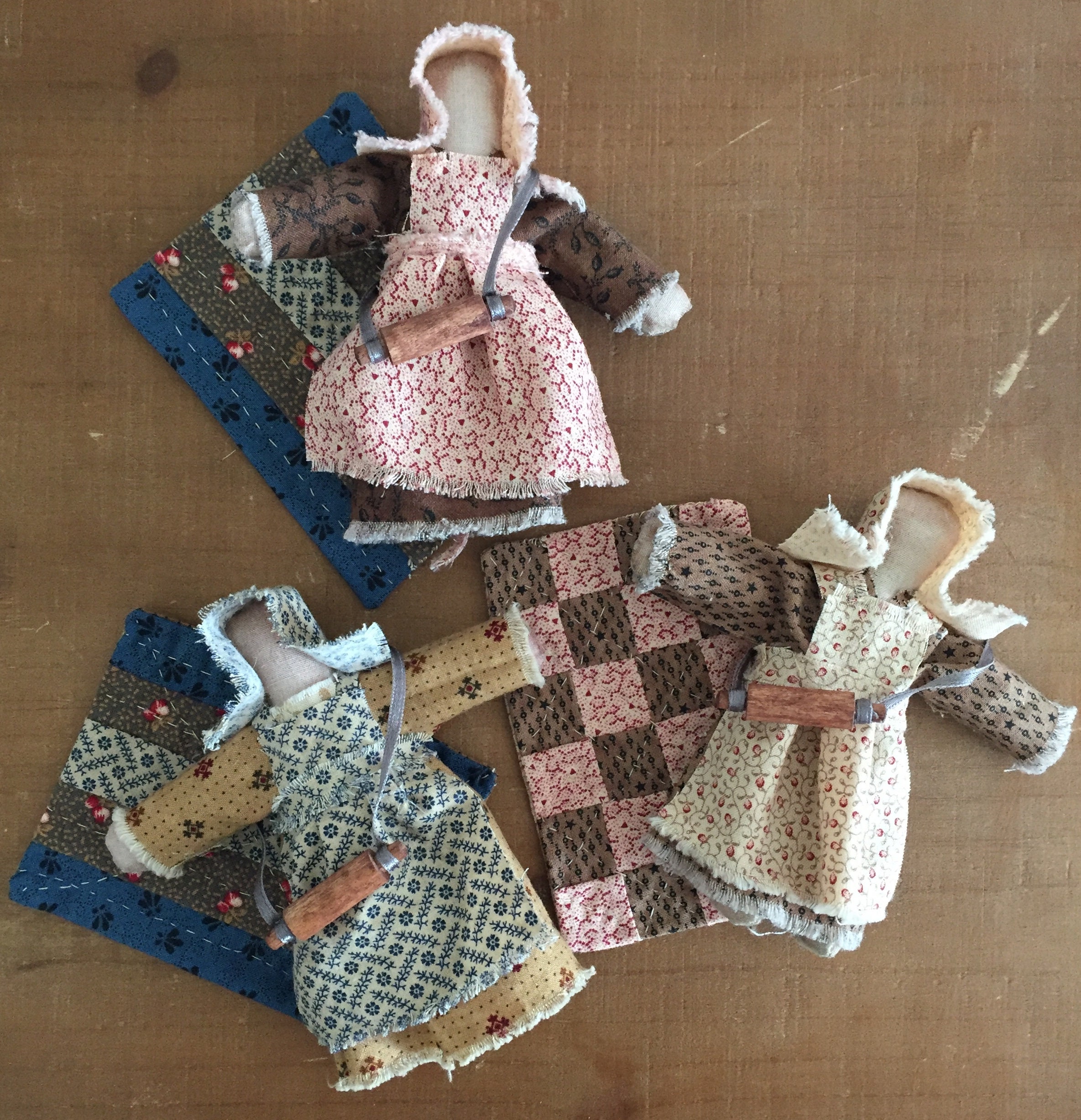 Little Prayer Doll (blue and Beige Dolls Have Sold) One Pink Doll ...