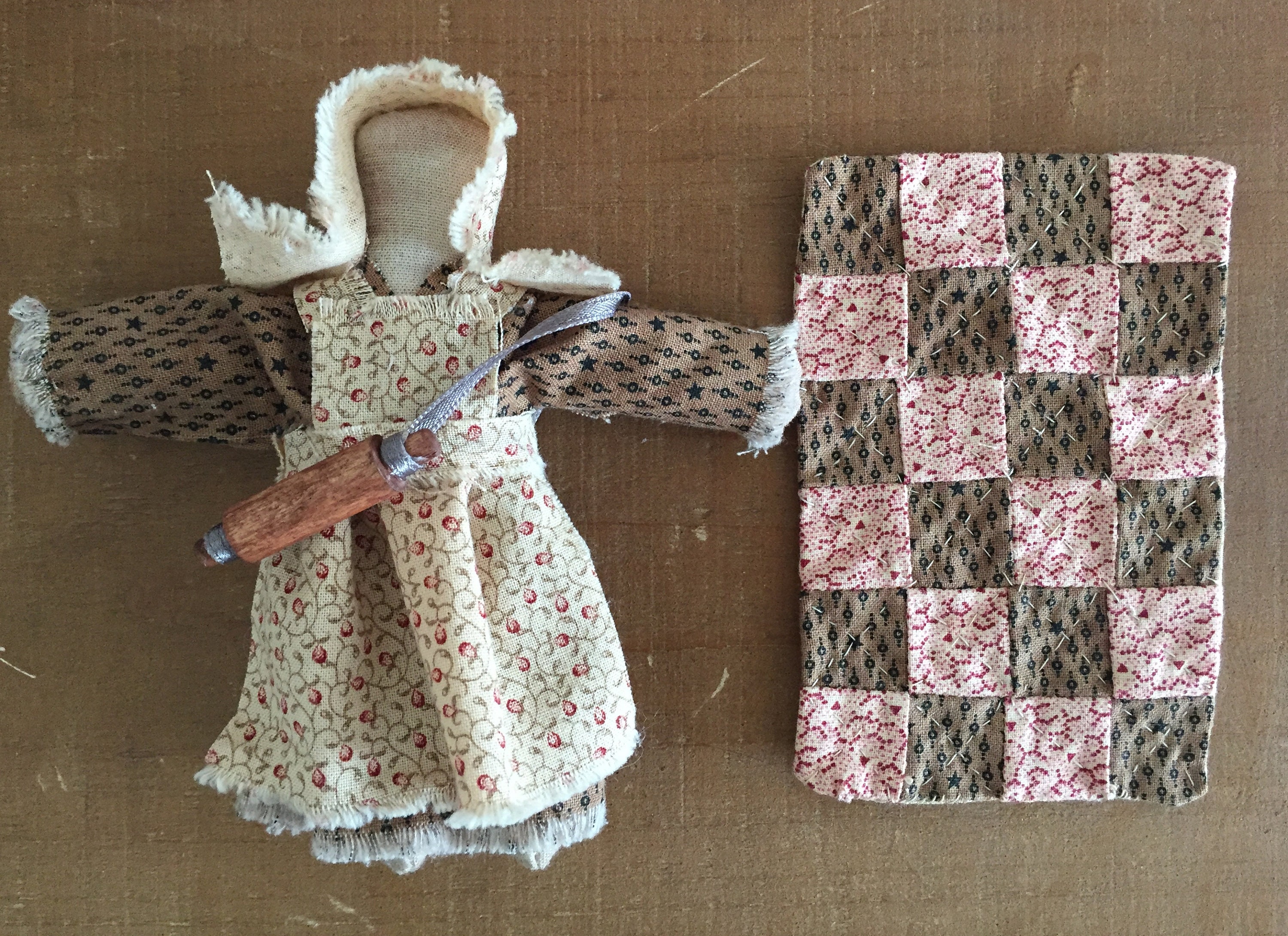 Little Prayer Doll (blue and Beige Dolls Have Sold) One Pink Doll ...