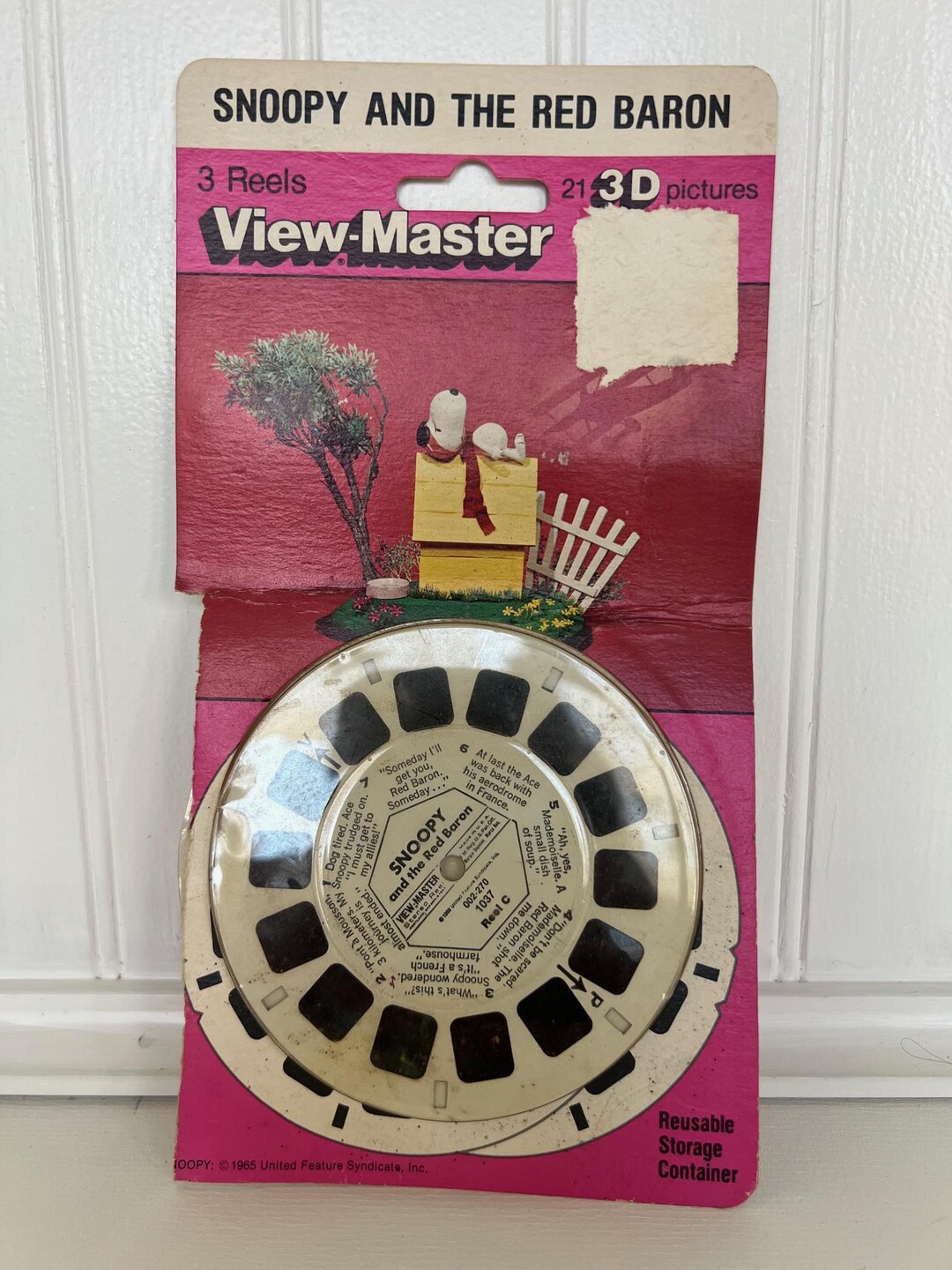Vintage Snoopy and the Red Baron Viewmaster Reels, New in Packaging - Etsy