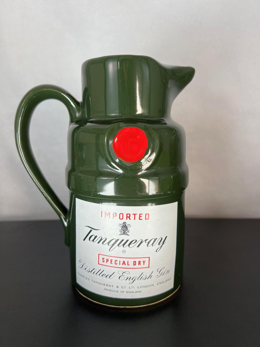 Tanqueray Gin Jug Tanqueray Pitcher Made in England -alcohol, Watering ...