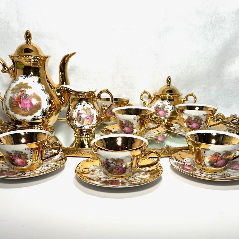 German Tea Set - Etsy