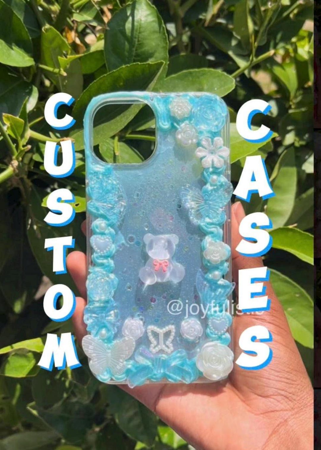 Personalized Decoden Phone Case Handmade Kawaii 3D Whipped Cream choose ...
