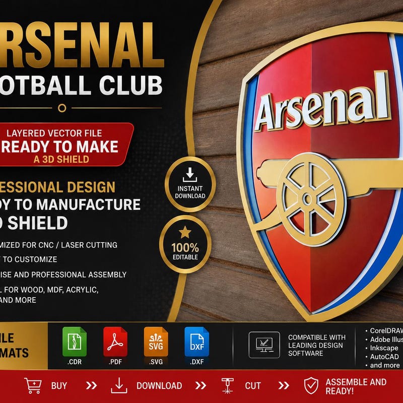 Football Shield Logo - Etsy UK