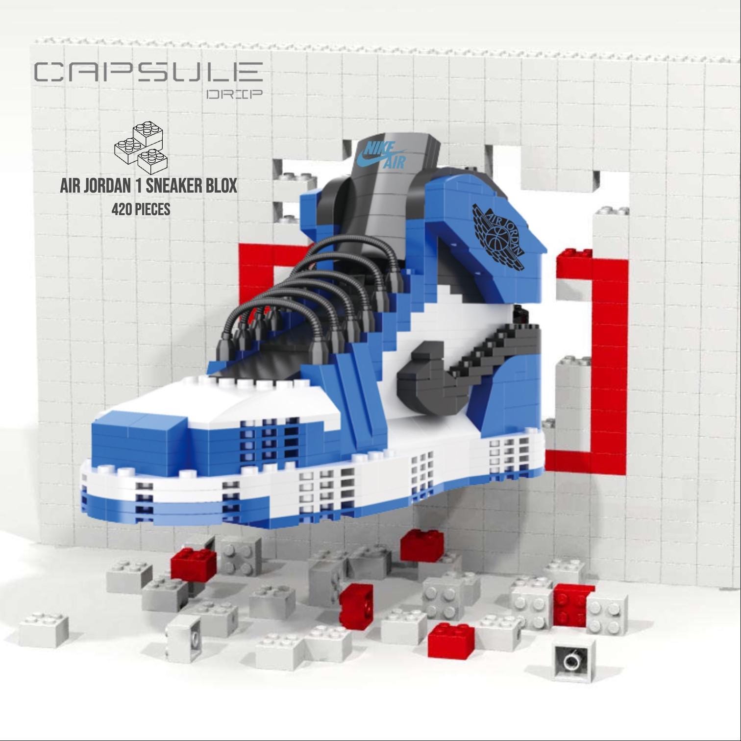 Sneaker Building Blocks - Air Jordan 1 - Etsy