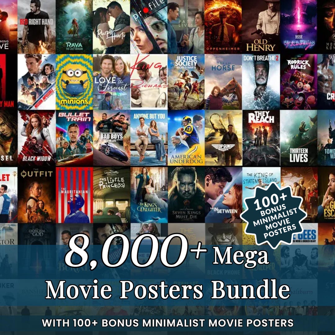 8000+ Movie Posters Mega Collection: High-resolution Film Art (digital ...