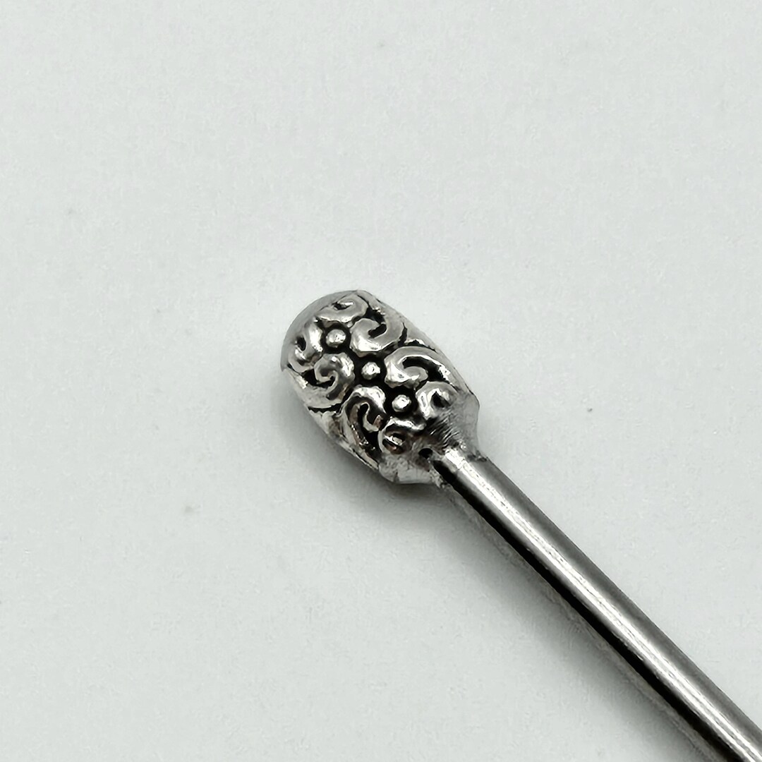 Orion's Storm Stainless Steel Hair Stick, Custom Length Engraved Metal ...