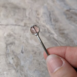 Caged Glass 8mm Stainless Steel Hair Stick - Etsy