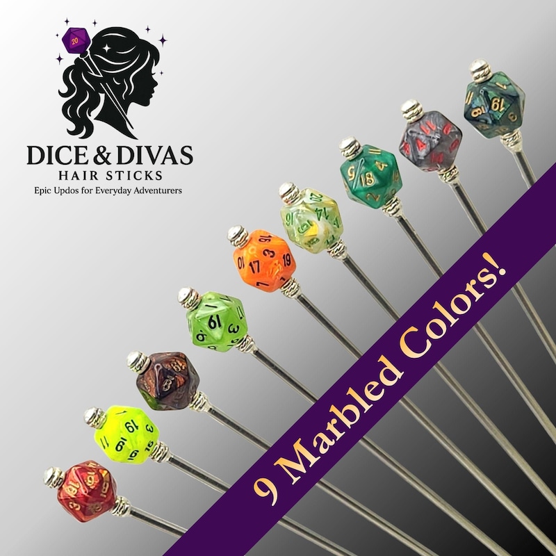 Nerdy Pins Dice - Etsy