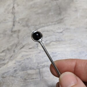 Caged Glass 8mm Stainless Steel Hair Stick - Etsy