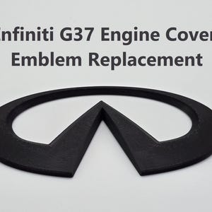 Infiniti G37 Engine Cover Emblem - ASA Black - Etsy