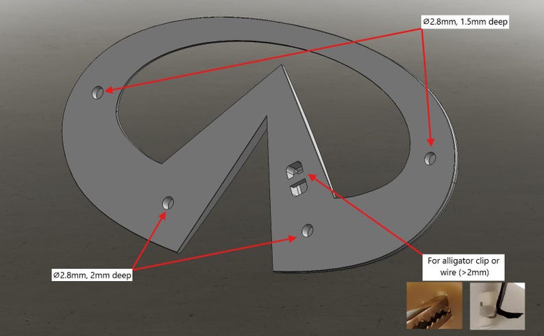 Infiniti G37 Engine Cover Emblem - ASA Black - Etsy