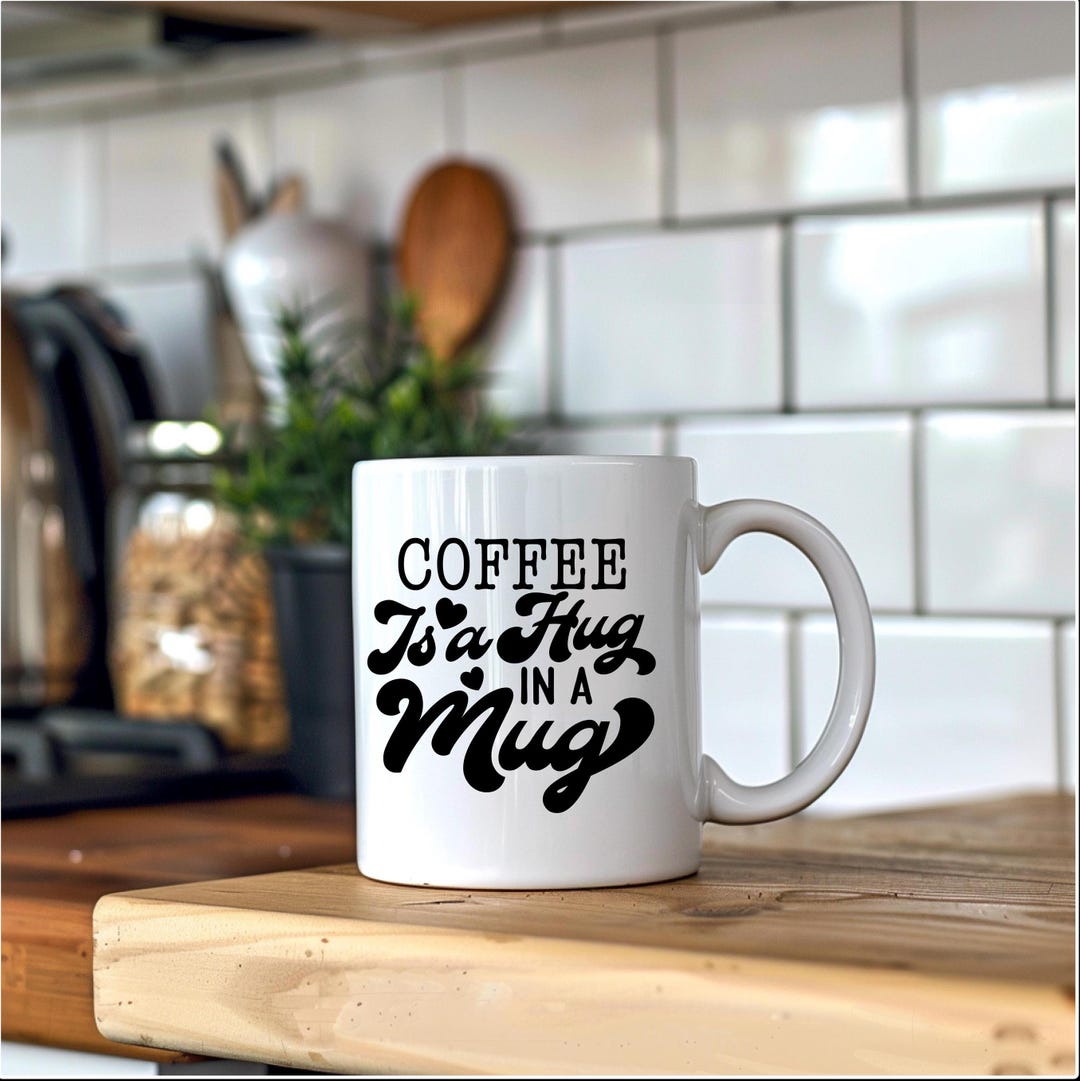 Hug in a Mug Coffee Cup Ceramic Coffee Mug Gift for Her Christmas ...