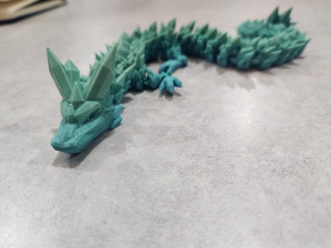 Articulated Dragon Fidget Toy 3D Printed - Etsy