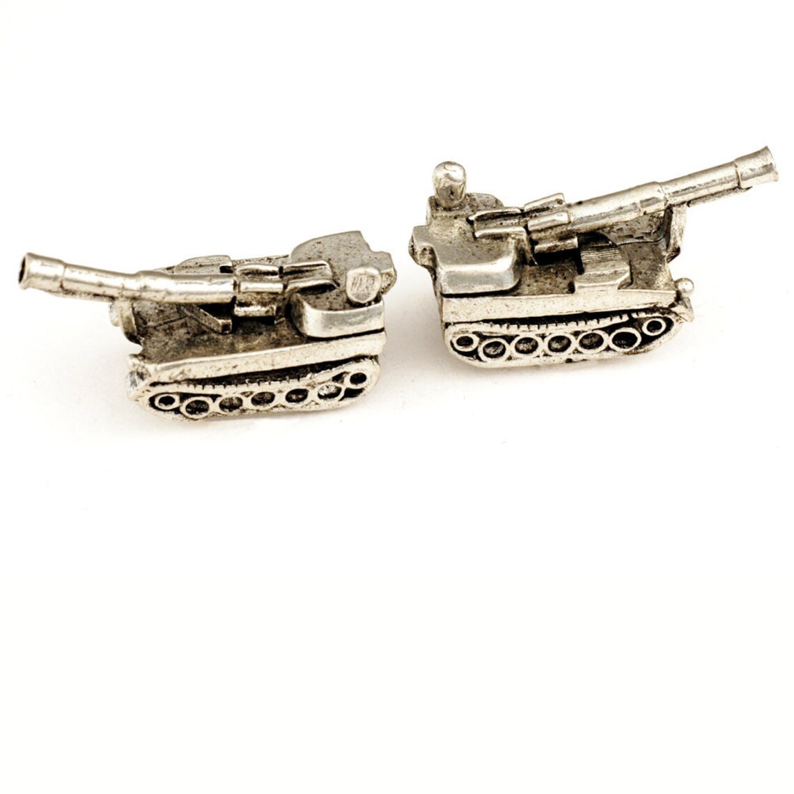 Tank Cufflinks Small Military Tanks the Perfect Size for | Etsy