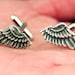 Wing Cuff Links SOLDERED - Cuff Wings - Antique Silver Winged Cufflinks ...
