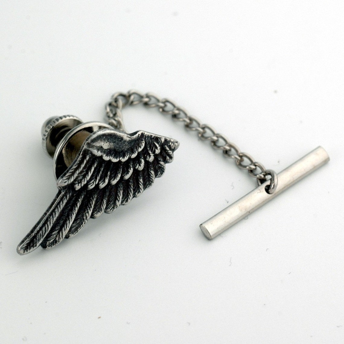 Flight Feathered Wing Tie Tack With Bar And Chain | Etsy