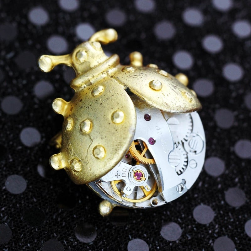 Ladybug Clock - Etsy