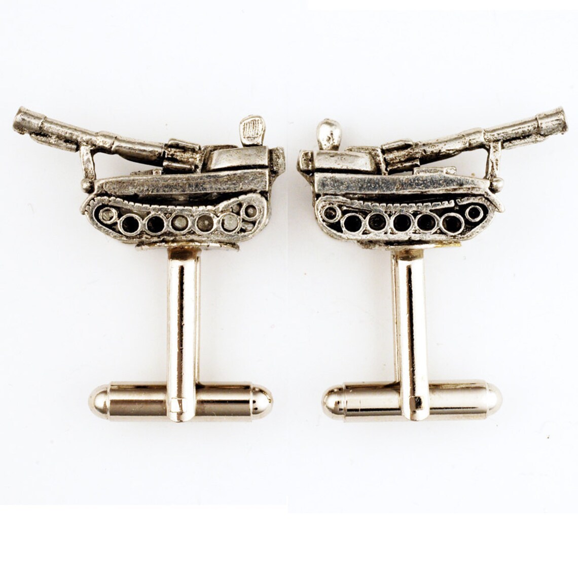 Tank Cufflinks Small Military Tanks the Perfect Size for | Etsy