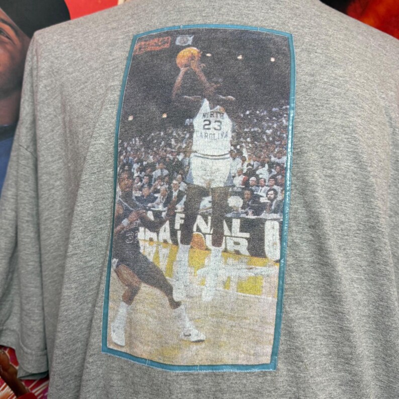 University of North Carolina UNC Tar Heels Michael Jordan T Shirt Size ...