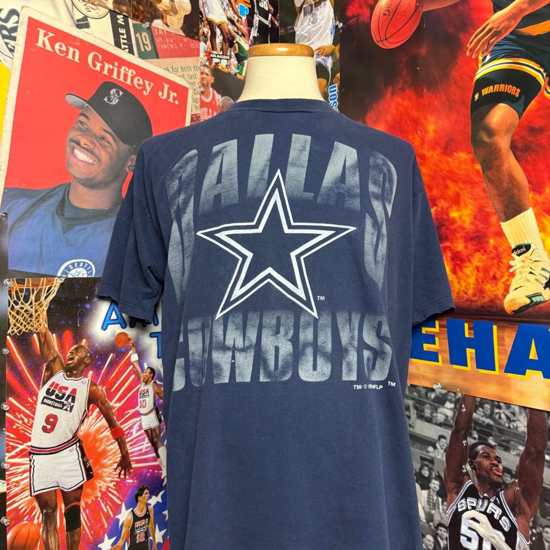 Vintage 90s Dallas Cowboys Thrashed NFL Football Tee Sz XL - Etsy