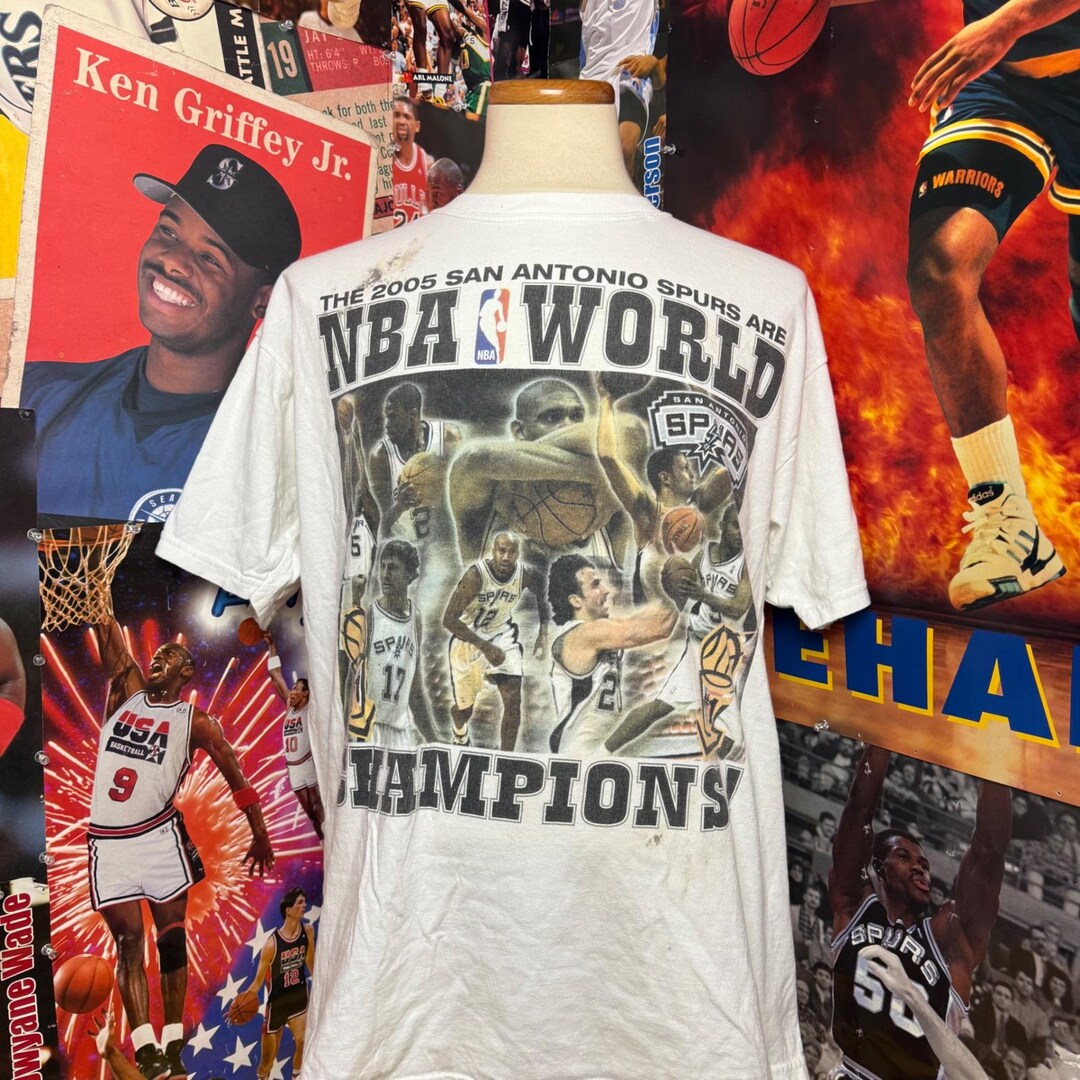 Vintage NBA San Antonio Spurs 2005 World Champions T-shirt XL - Etsy