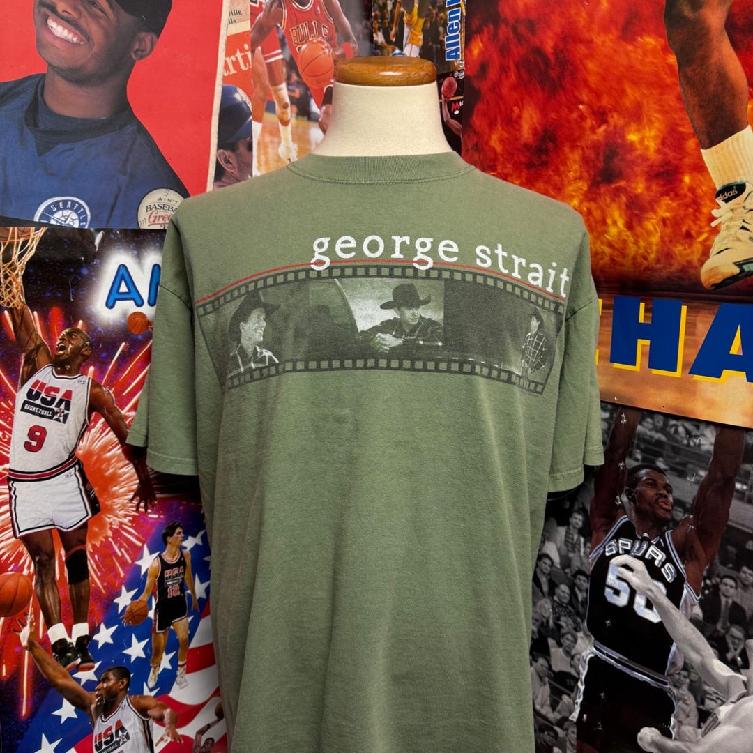 Vintage George Strait T Shirt Mens XL Country Music 2001 Richards ...