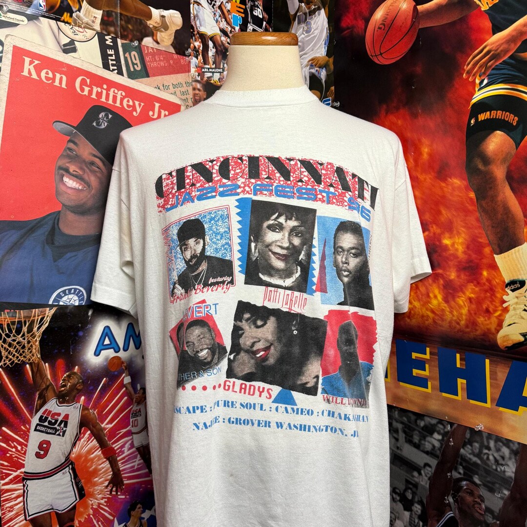 Vintage 1996 Cincinnati Jazz Festival T-shirt – Luther Vandross Frankie ...