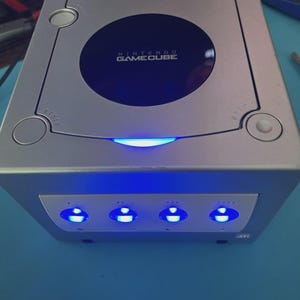Nintendo Gamecube Controller Board-fresh Battery and Custom Leds ...