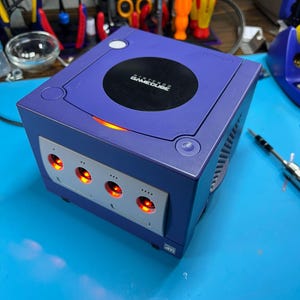 Nintendo Gamecube Controller Board-fresh Battery and Custom Leds ...