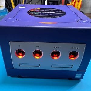 Nintendo Gamecube Controller Board-fresh Battery and Custom Leds ...