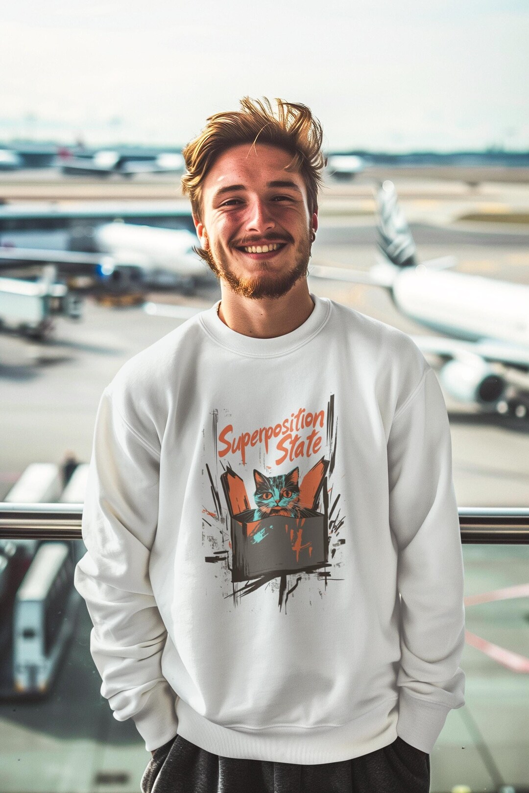 Geek Out in Style: Premium "quantum Superposition" Sweatshirt for ...