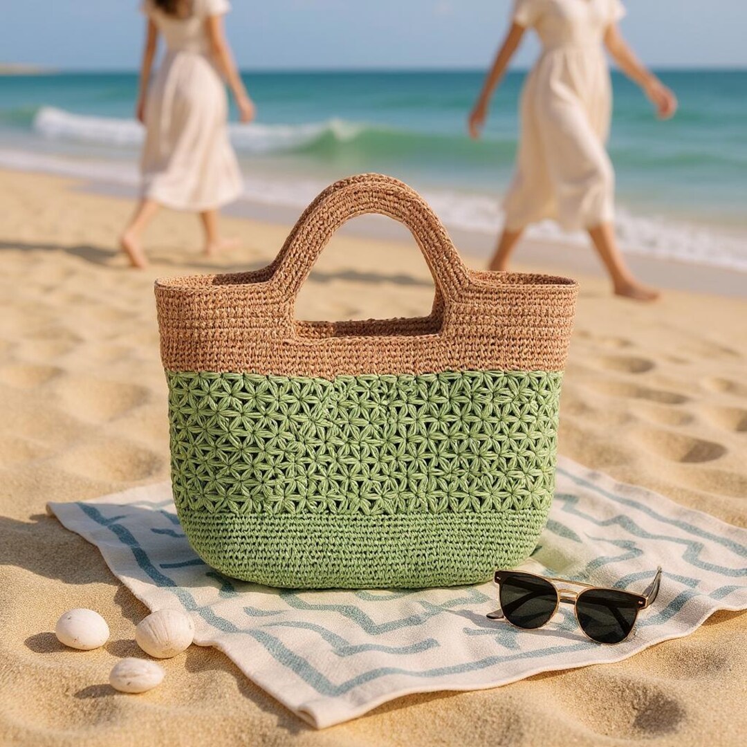 Crochet Paper Rope Bag: Handmade Boho Tote - Etsy