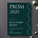 Elegant Prom Invitation Template,secret Garden Theme Prom Invite,formal ...