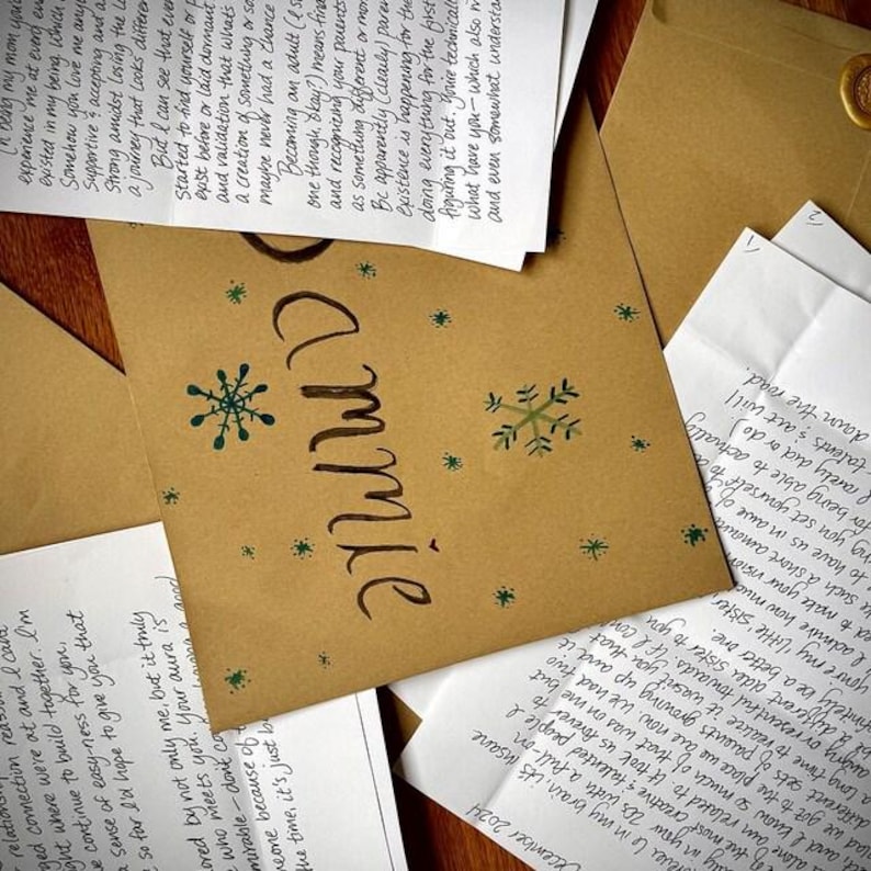 Handwritten Letter & Envelope (100% Custom) - Etsy