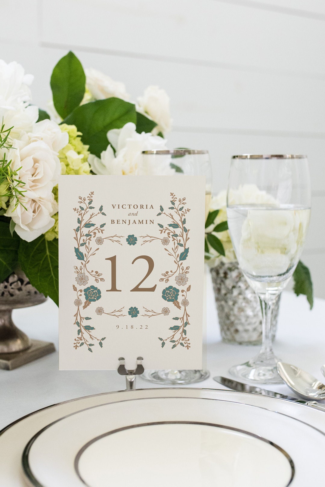 Table Numbers, Love in the Library, Vintage Book Illustration - Etsy