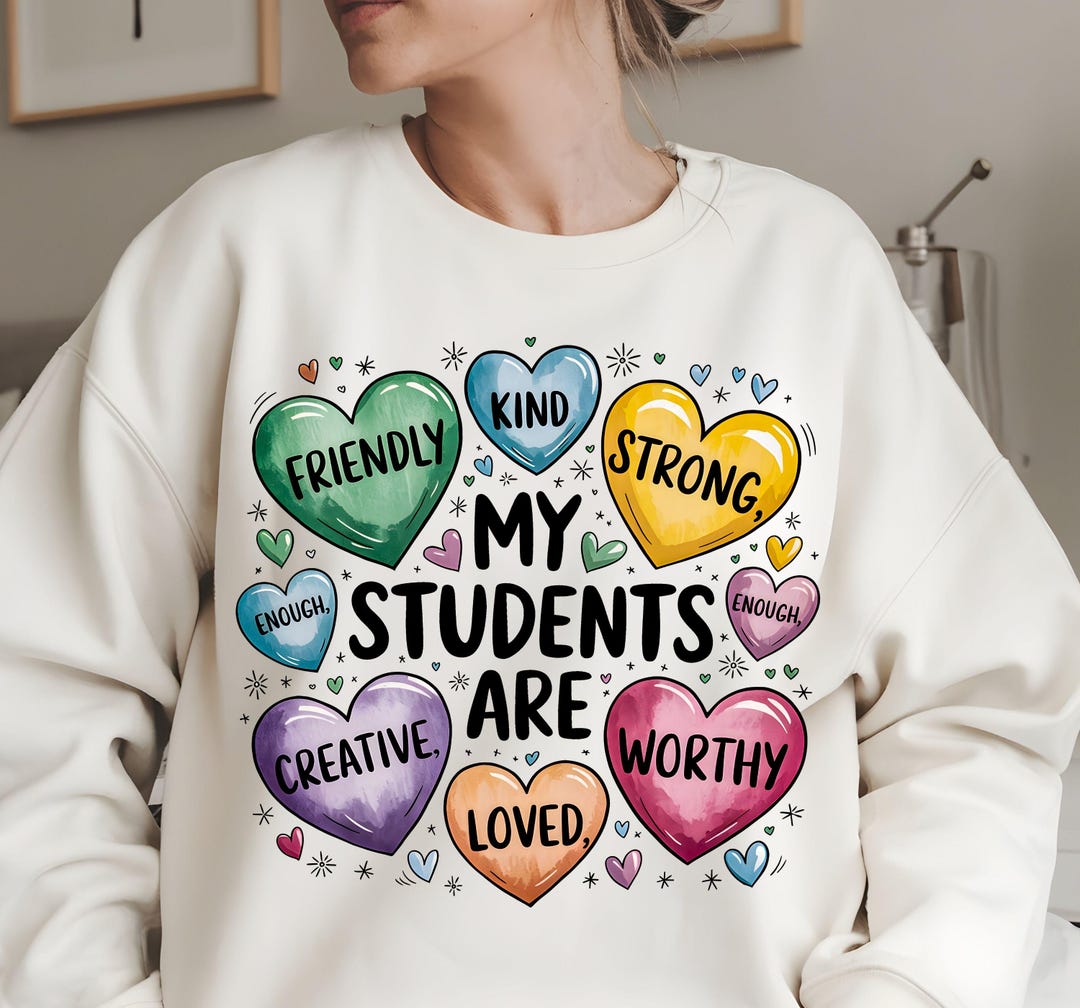 My Students Are Valentine Png, Teacher Valentine Day Gift, Heart Candy ...