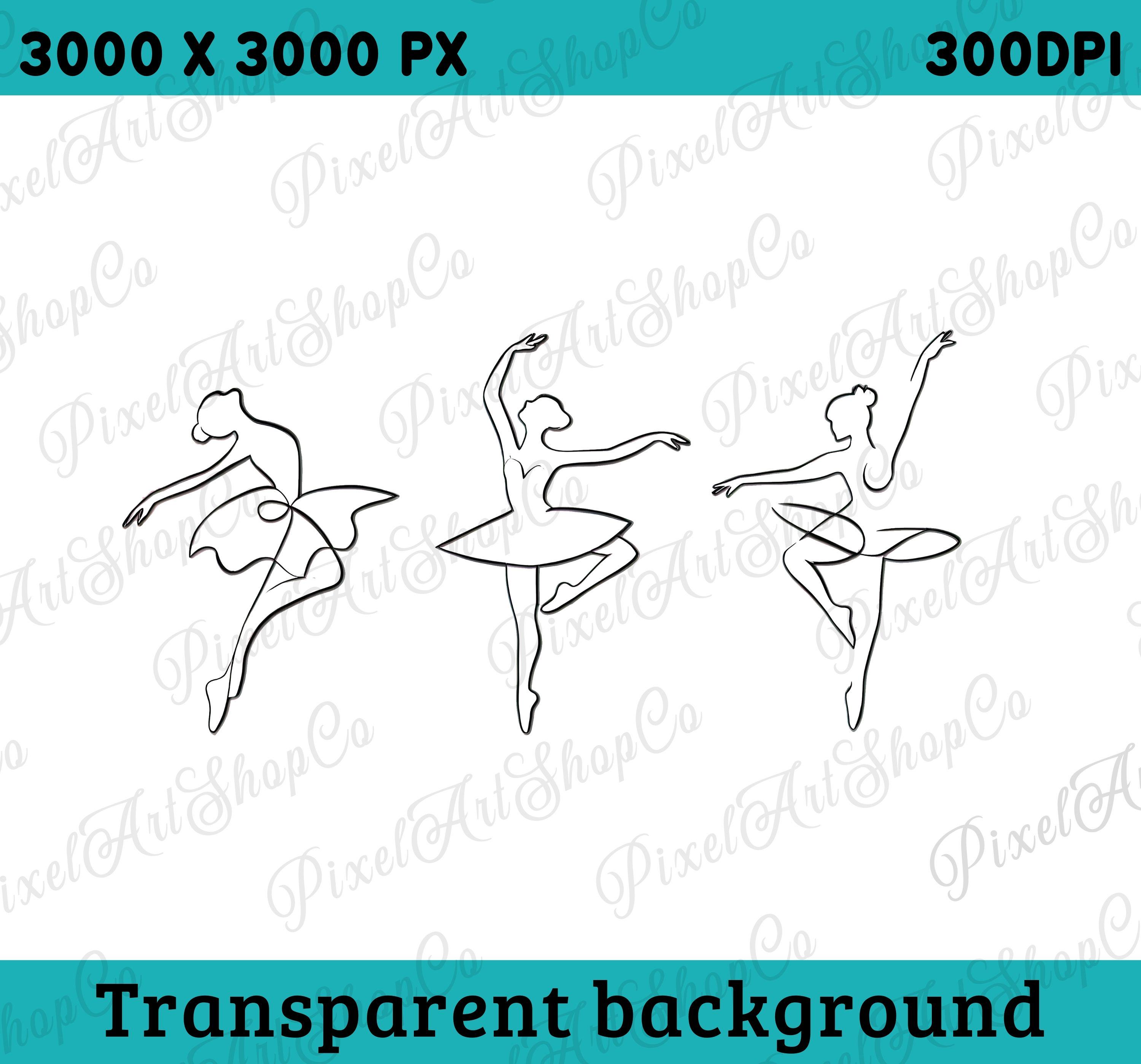Girls Ballet Png, Line Art Ballet PNG, Dance Coach PNG, Ballet Slippers ...