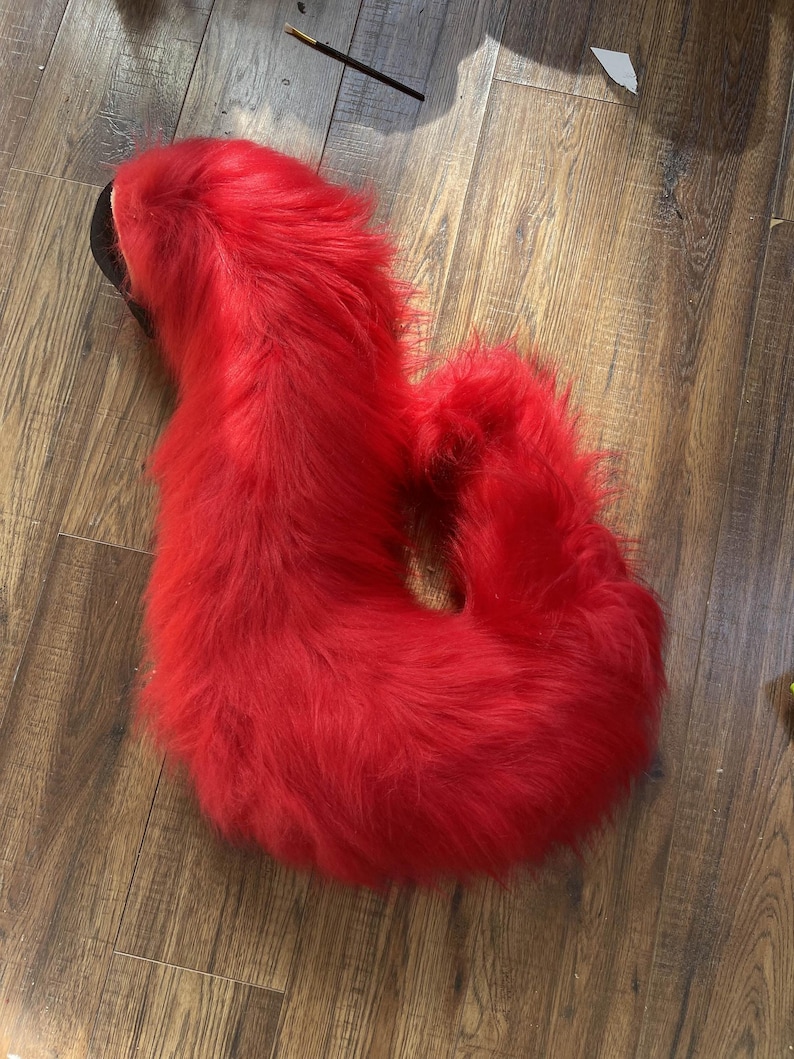 Large Red Monster Tail - Etsy